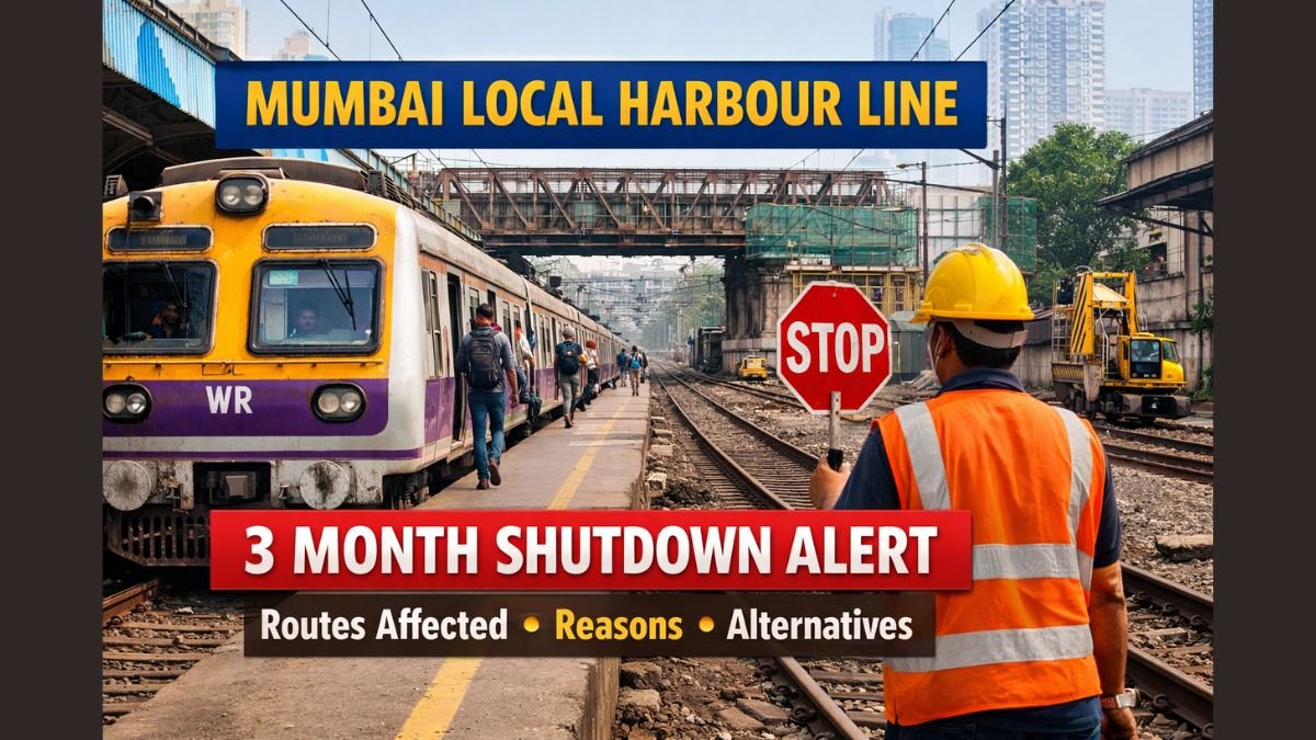 Mumbai Local Harbour Line Trains to Stop for 3 Months: Full Details - mumbaipune.co.in